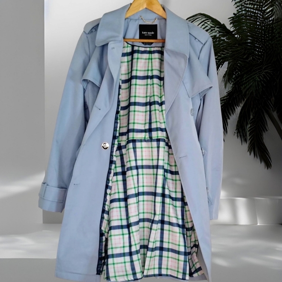 kate spade | Jackets & Coats | Kate Spade Doublebreasted Waterresistant ...